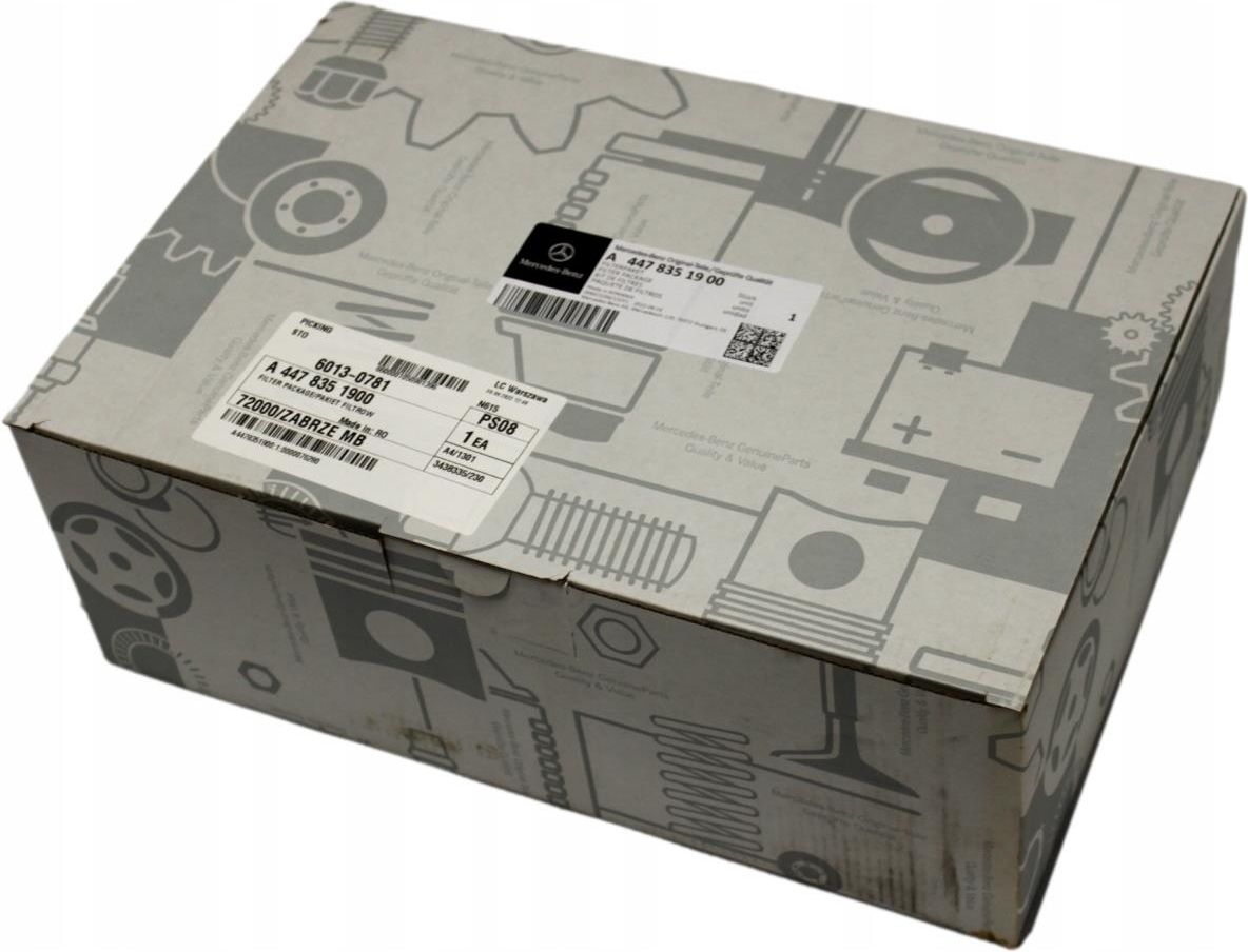 Mercedes-Benz Vito V-Klasa Pakiet Filtry Oleju I Kabiny A4478351900 ...