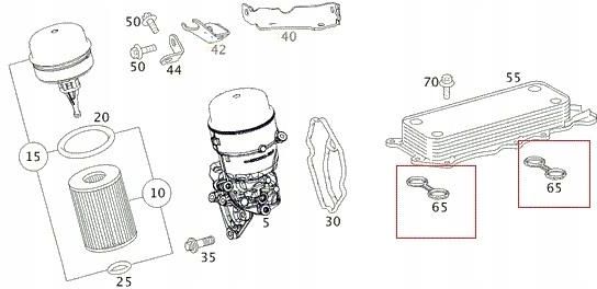 Mercedes-Benz V6 Uszczelka Chlodniczki Oleju Om642 A6421880580 - Opinie ...
