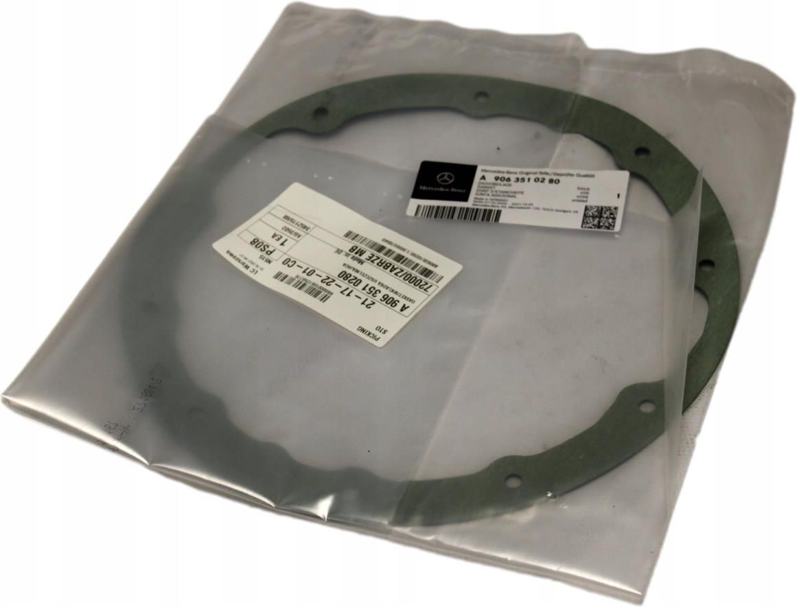 Mercedes-Benz Sprinter 906 907 Uszczelka Mostu Tyl Oe A9063510280 ...