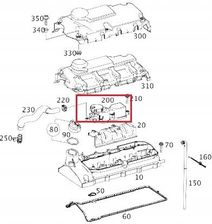 Blok silnika Mercedes-Benz Sprinter Vito Odma Separator Om646 Oe ...