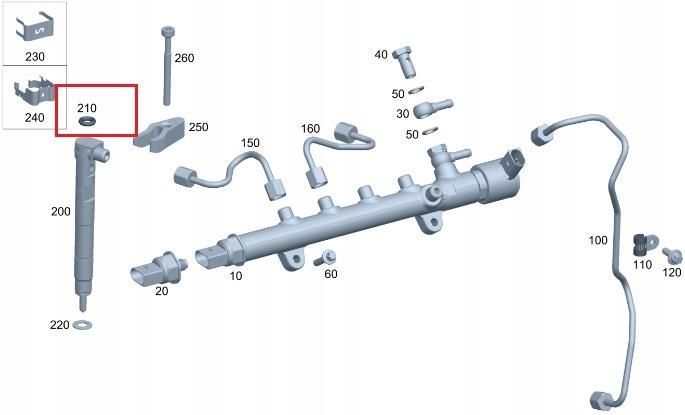 Mercedes-Benz Cls Gle Oring Wtryskiwacza Om651 A0229976045 - Opinie i ...