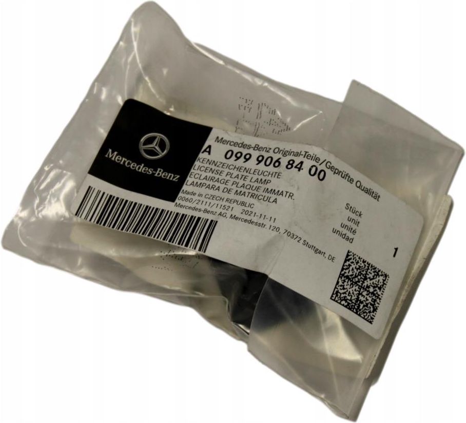 Lampka tablicy rejestracyjnej Mercedes-Benz Sl W238 Glc Cls Lampka ...