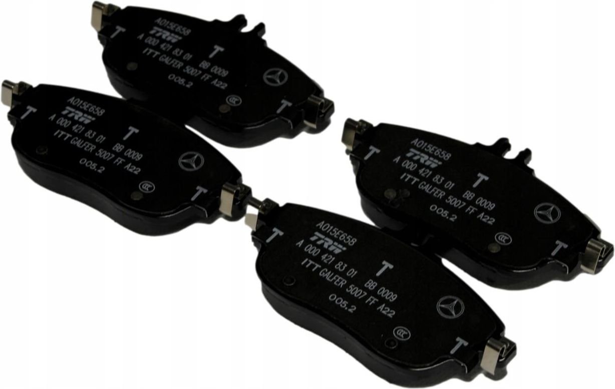 Klocki hamulcowe Mercedes-Benz W176 W246 Klocki Hamulcowe Przod ...