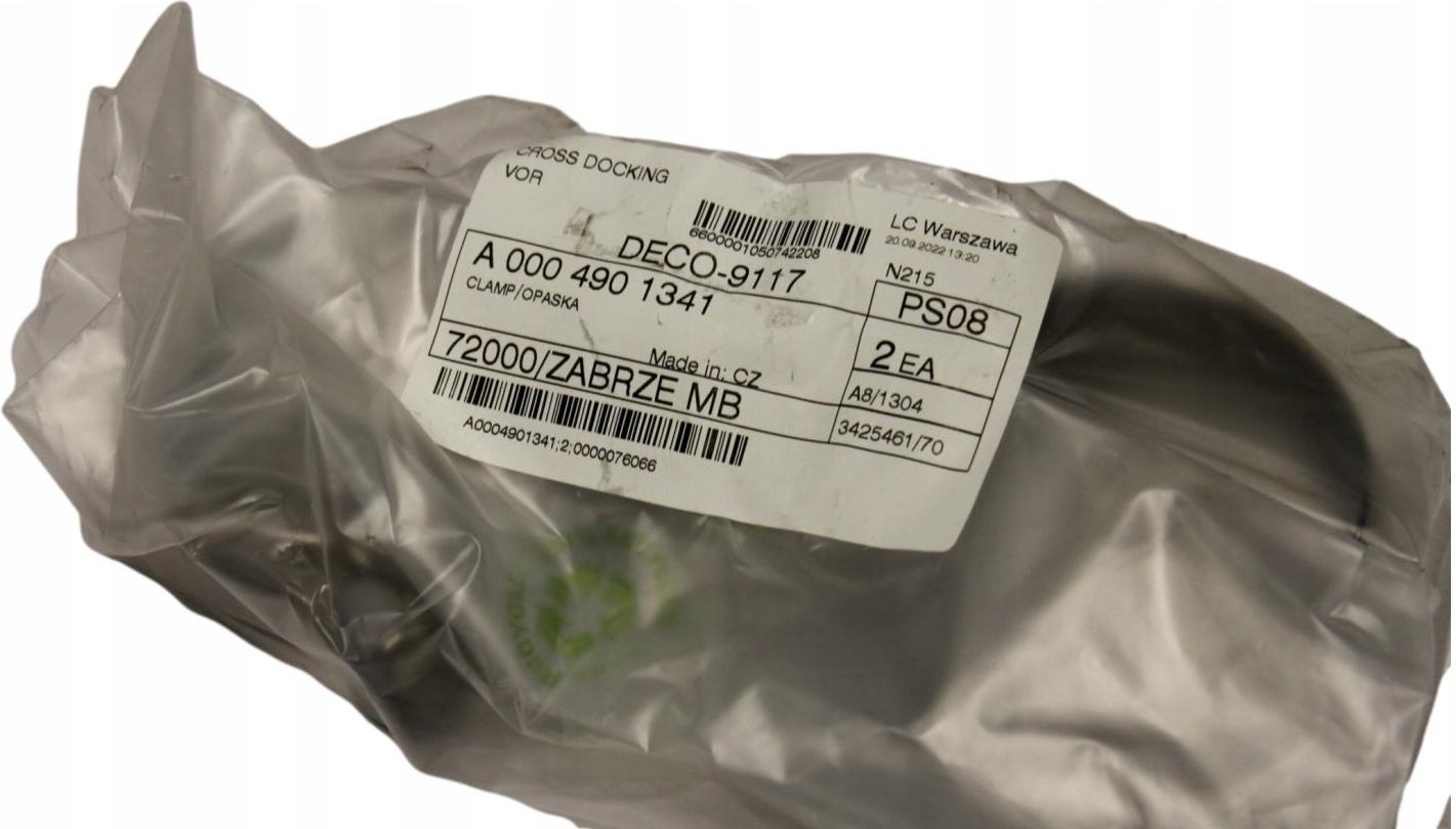 Tłumik Mercedes-Benz C207 X166 W166 W251 Obejma Wydechu 60Mm ...