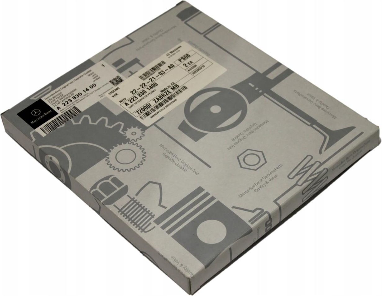 Filtr kabinowy Mercedes-Benz S-Klasa W223 Filtr Przeciwpylkowy Oe ...