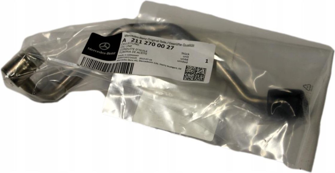 Mercedes-Benz W211 Przewod Olejowy Skrzyni Dolny Oe A2112700027 ...