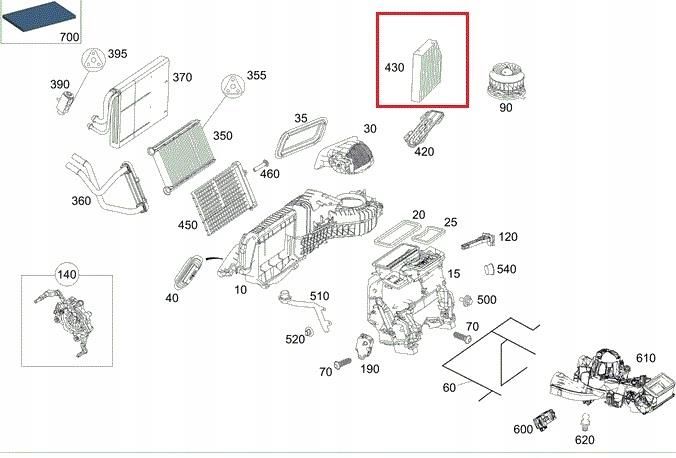 Filtr kabinowy Mercedes-Benz Amg Gt C-Klasa Filtr Kabiny Weglowy Oe ...