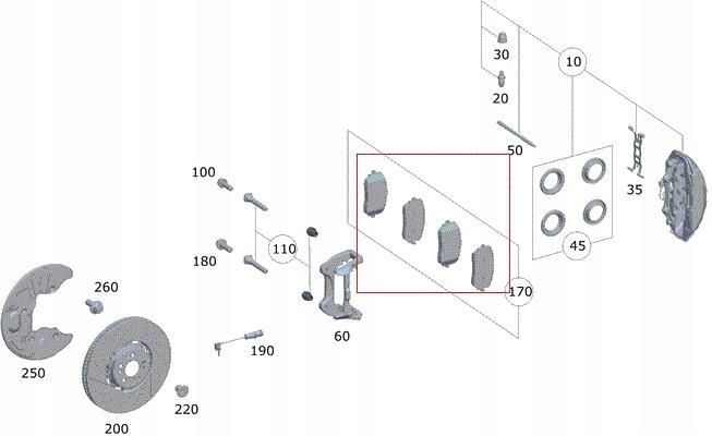 Klocki hamulcowe Mercedes-Benz Gle Gls Klocki Hamulcowe Przod Oe ...