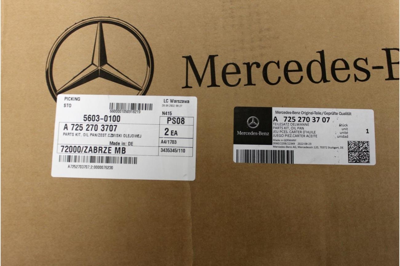 Mercedes-Benz C218 X253 W166 C292 Miska Olejowa Zestaw A7252703707 ...