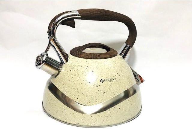 EDELHOFF CZAJNIK 2,7L stalowy marmurek gwizdek KREMOWY EH-5050 - Opinie i atrakcyjne ceny na ...