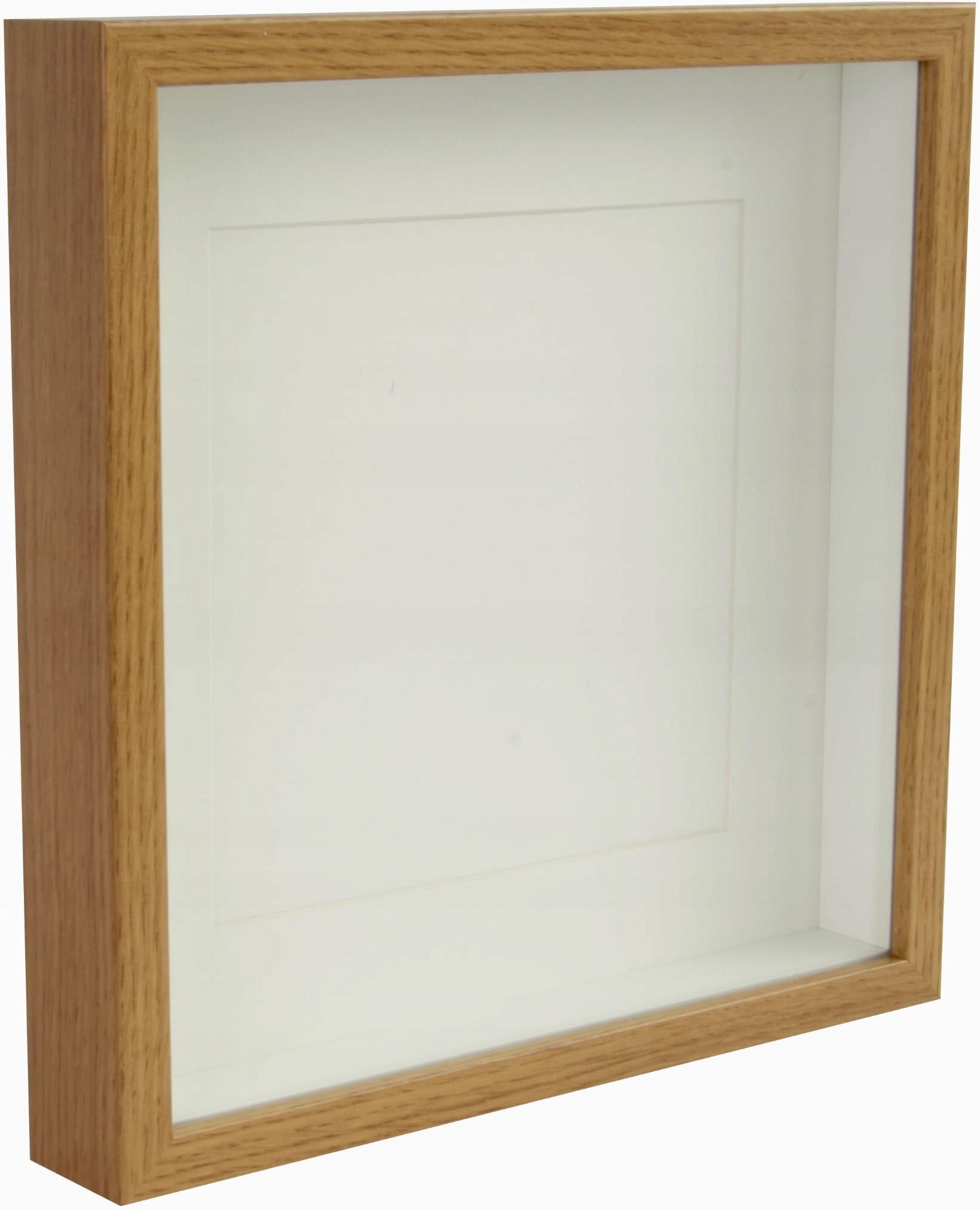 Ramka tradycyjna Bdart Zestaw Ramek 3D Box Głęboka 28X28 Dąb - Ceny i ...