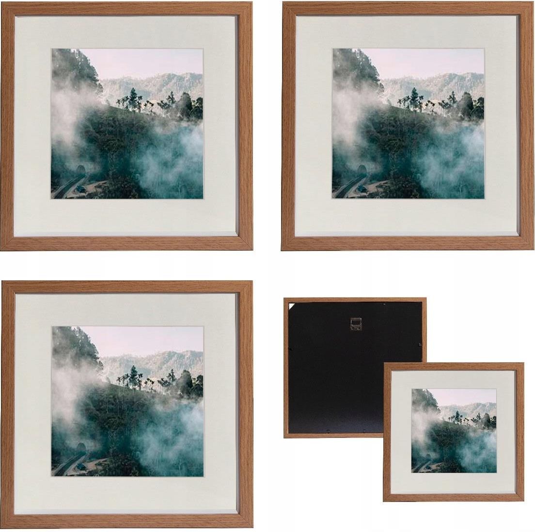 Ramka tradycyjna Bdart Zestaw Ramek 3D Box Głęboka 28X28 Dąb - Ceny i ...