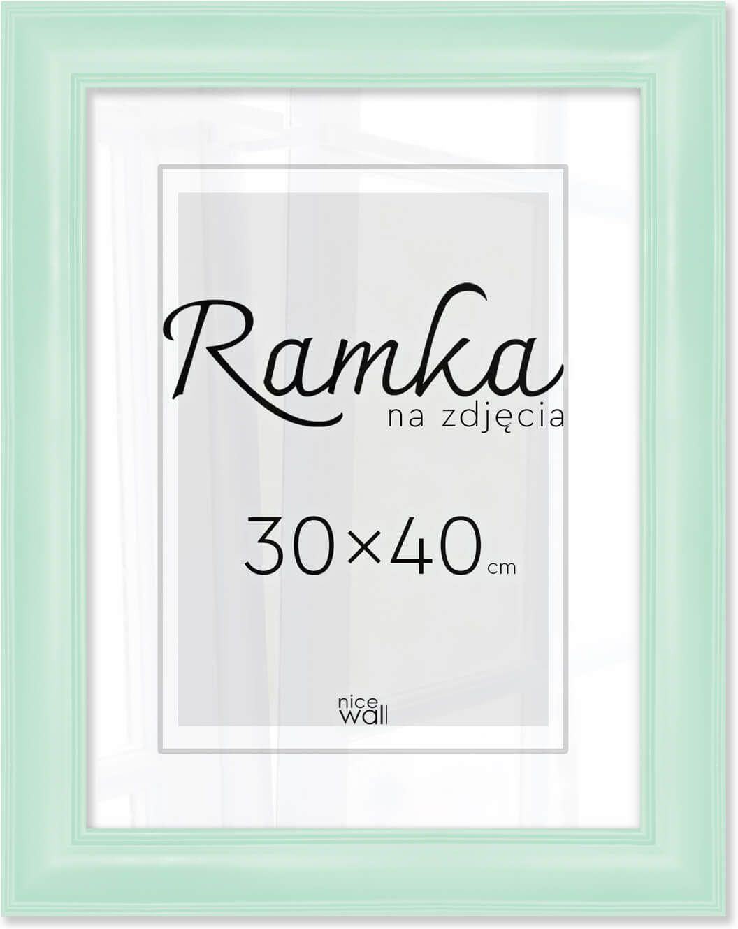 Ramka tradycyjna Nice Wall Miętowa Ramka 30X40 Cm - Ceny i opinie na ...