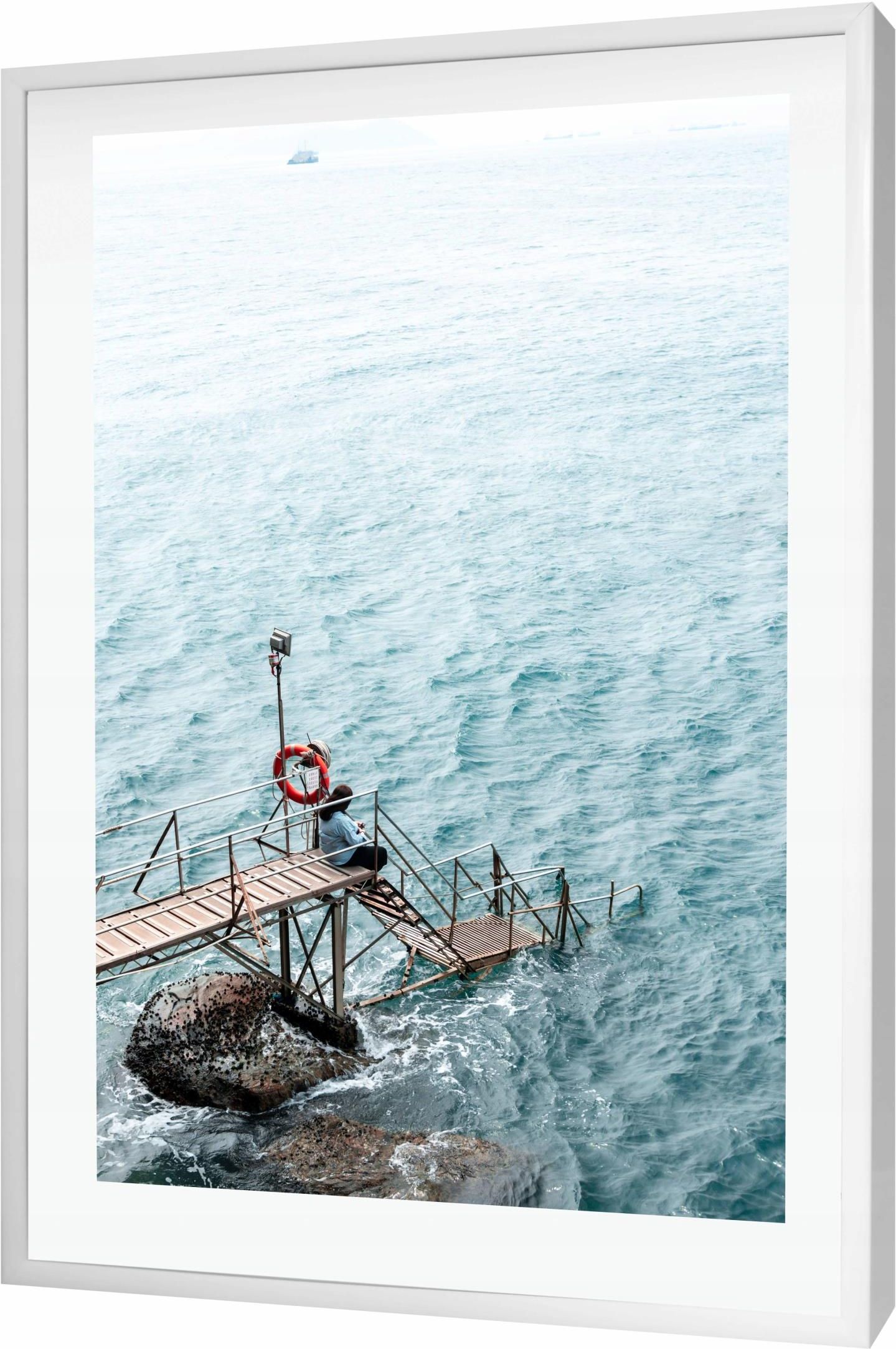 Ramka tradycyjna Ale Rama Aluminiowa Biała 50X70 Plakat 70X50 Puzzle ...