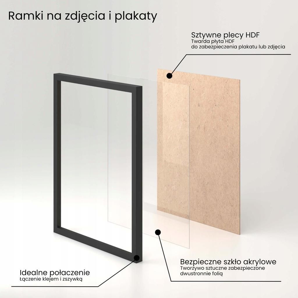 Ramka tradycyjna Wall Frames Ramka Czarna 40X50 Cm 50X40 Cm - Ceny i ...
