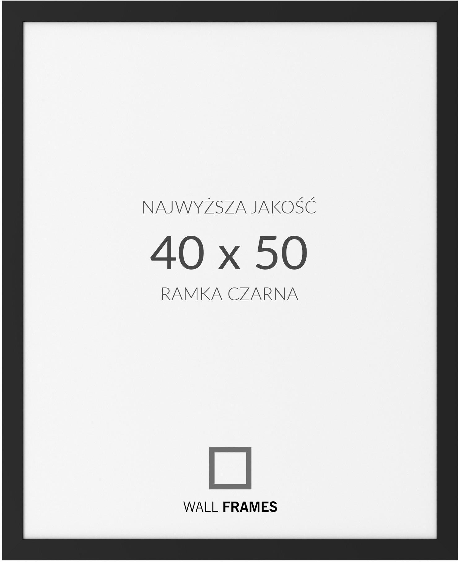 Ramka tradycyjna Wall Frames Ramka Czarna 40X50 Cm 50X40 Cm - Ceny i ...