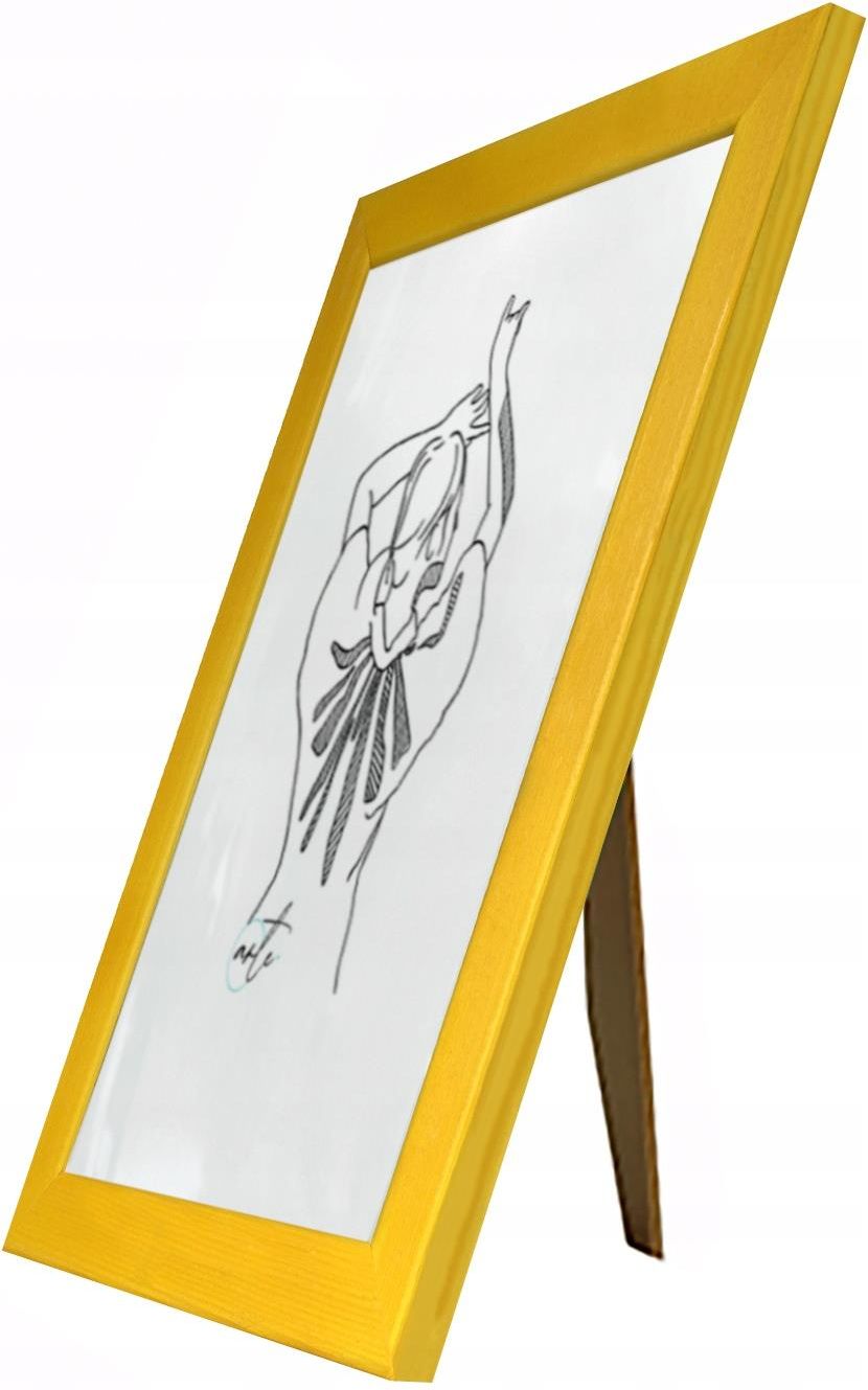Ramka tradycyjna Artepoint Ramka 13X18 Drewnososna Żółta - Ceny i ...