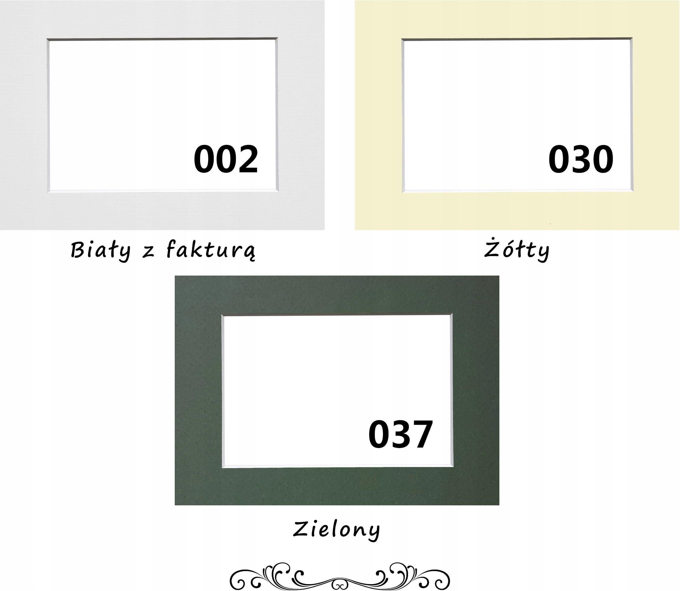 Ramka tradycyjna Fotkom Passe-Partout 40X50 Dowolne Okno Paspartu Wybór ...