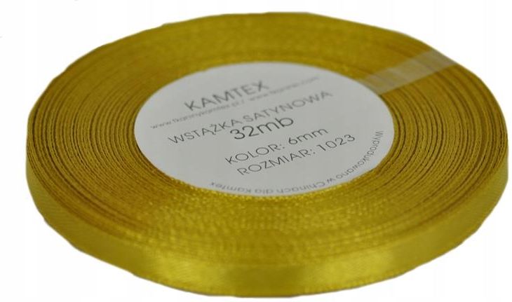 Kamtex Tasiemka Wstążka Gładka Satynowa 6Mm X 32Mb / 1023 9930049474 - Ceny i opinie - Ceneo.pl