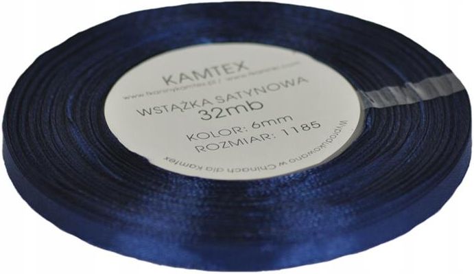 Kamtex Tasiemka Wstążka Gładka Satynowa 6Mm X 1Mb / 1185 10614998084 - Ceny i opinie - Ceneo.pl