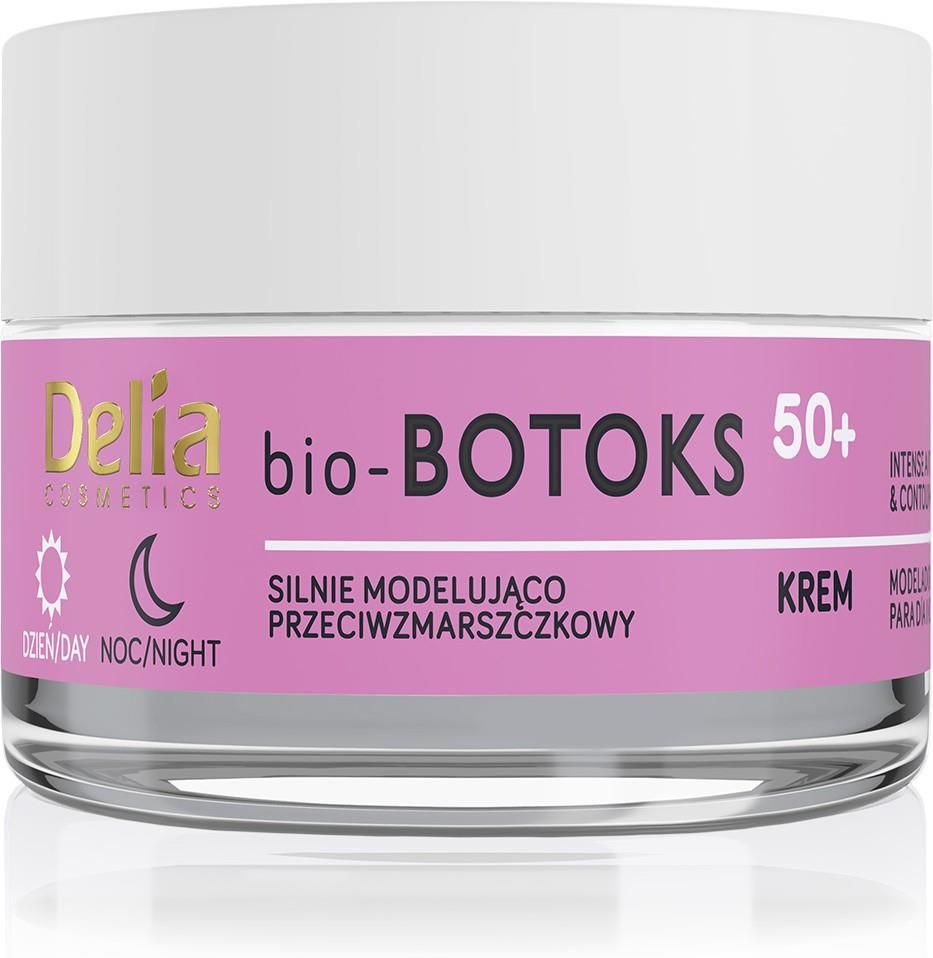 Krem Delia Cosmetics Delia Bio Botoks Silnie Modelujący 50+ na dzień i ...
