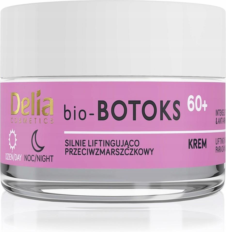 Krem Delia Cosmetics Delia Bio Botoks Silnie Liftingujący 60+ na dzień i noc 50ml - Opinie i ...
