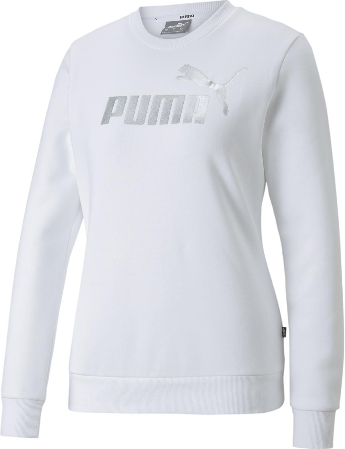 BLUZA DAMSKA PUMA ESS+ METALLIC LOGO BIAŁA 84995602 - Ceny i opinie - Ceneo.pl