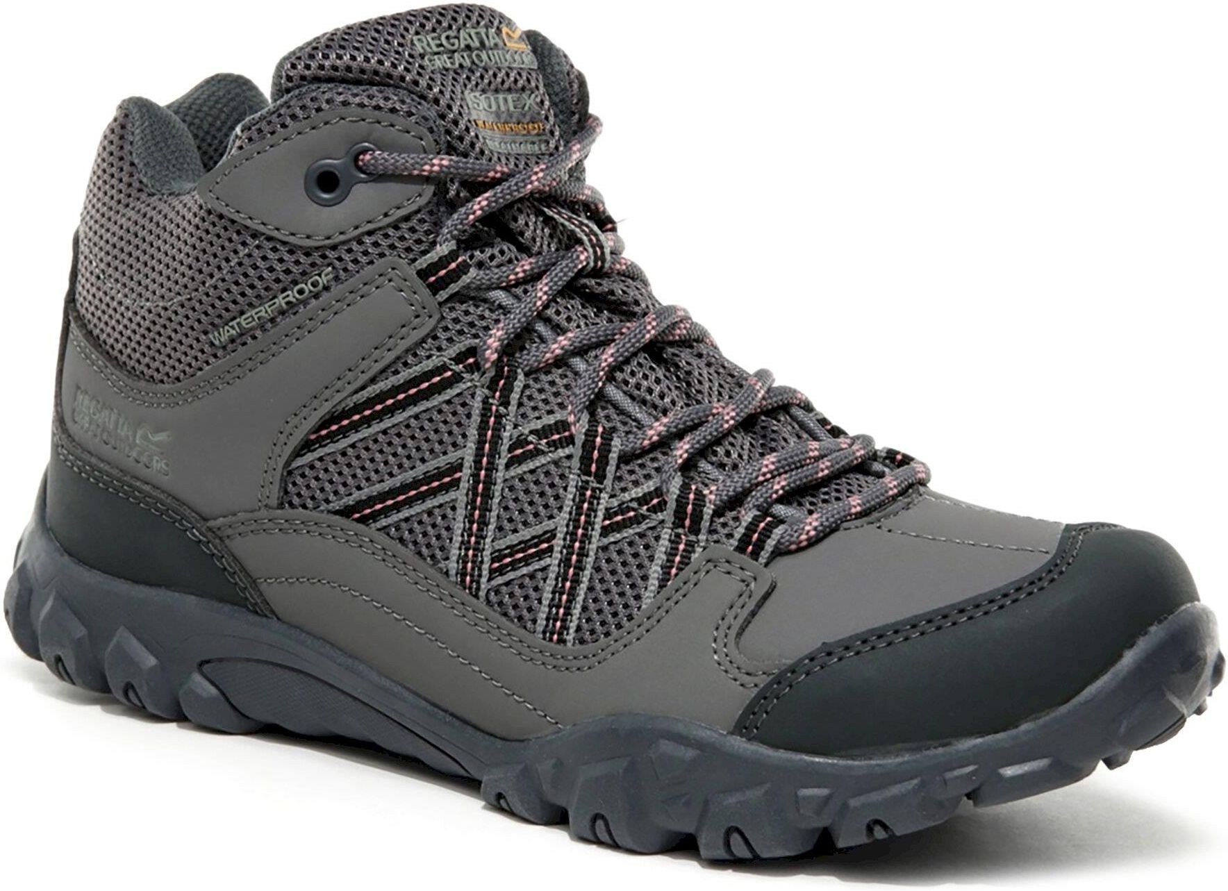 Buty trekkingowe Regatta Great Outdoors Edgepoint Mid Grafitowy ...