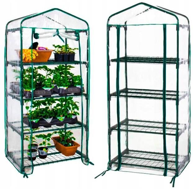 Mini Szklarnia Wielosezonowa Balkon Ogród Regał - Ceny i opinie - Ceneo.pl