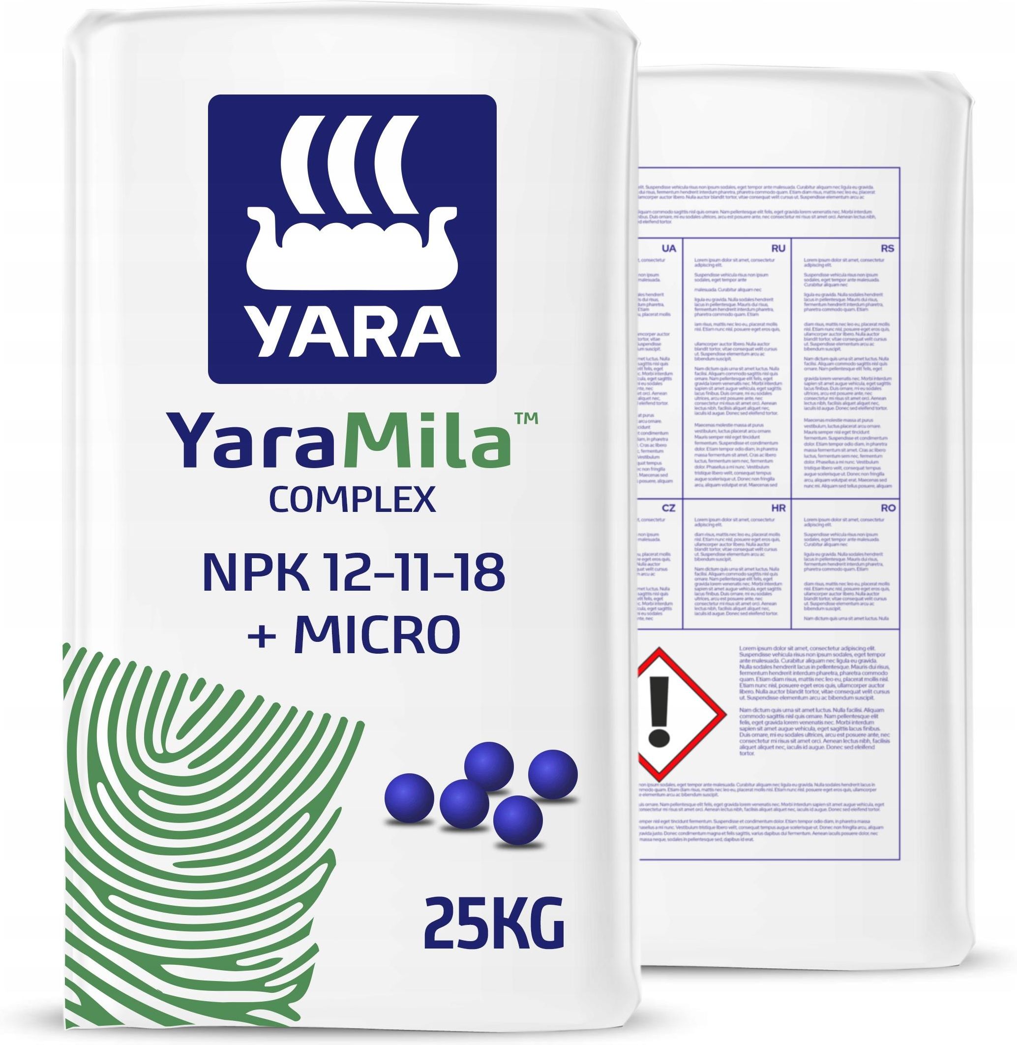 Nawóz Yara Mila Complex 25Kg Oryginał Nawóz Uniwersalny - Ceny i opinie ...