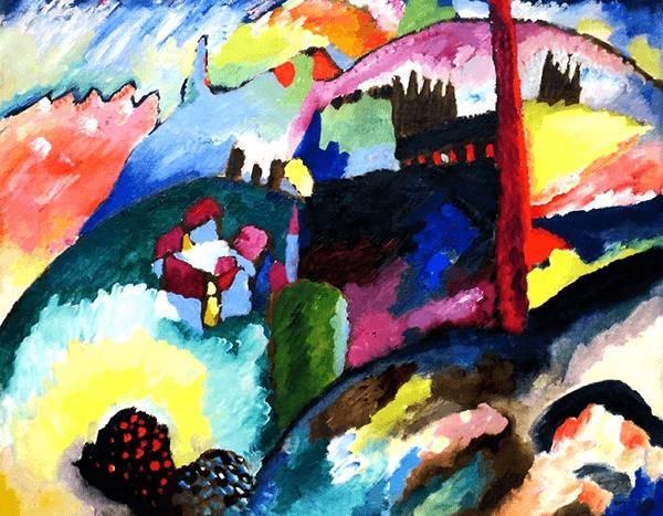 Obraz Landscape with Factory Kandinsky 90x70 - Opinie i atrakcyjne ceny ...