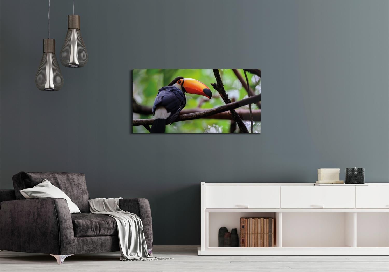 Foto szklane foto-obraz Tukan wielki 100x50 - Opinie i atrakcyjne ceny na Ceneo.pl