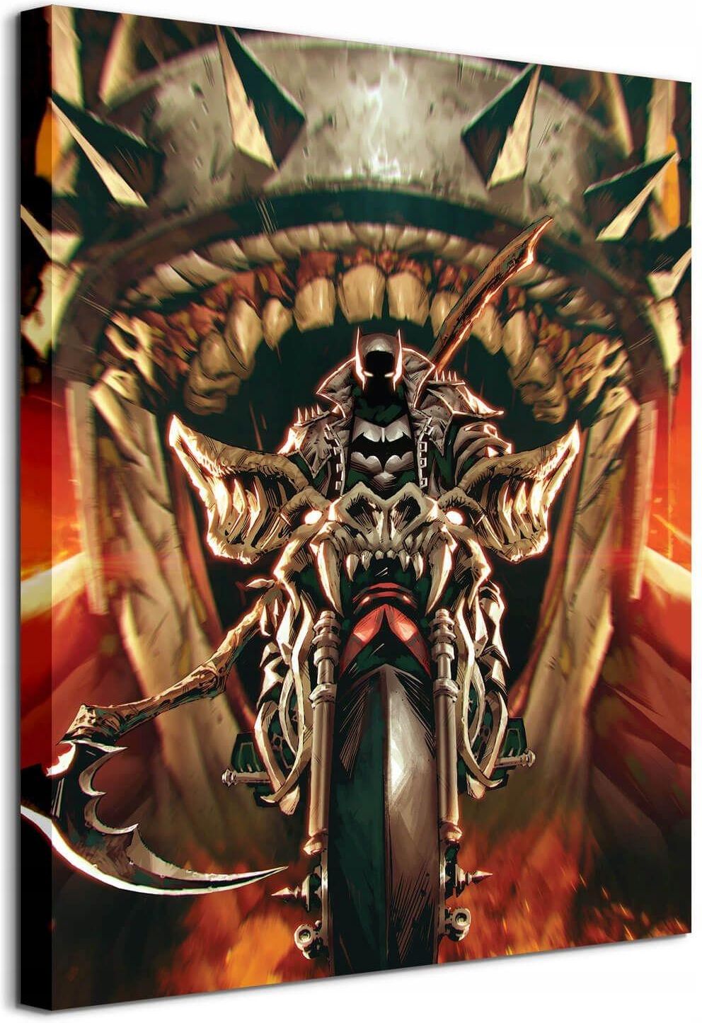 Batman Death Metal Bat Out of Hell obraz 60x80 cm - Opinie i atrakcyjne ...