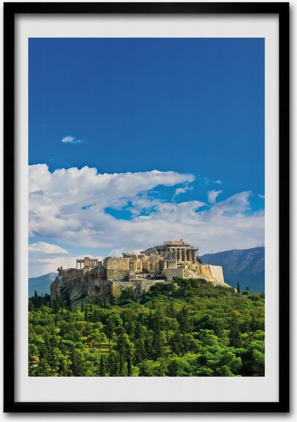 Obraz w ramie na ścianę Akropol las góry 50x70 cm - Opinie i atrakcyjne ...