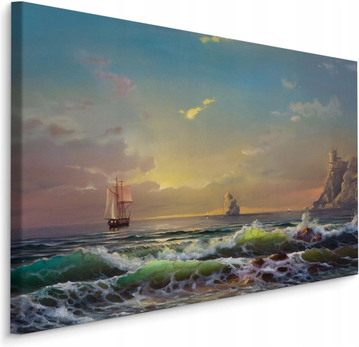 Obraz do salonu morze woda statki krajobraz 120x80 - Opinie i atrakcyjne ceny na Ceneo.pl