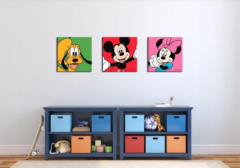 Pies Pluto Disney obraz na płótnie 40x40 cm - Opinie i atrakcyjne ceny ...