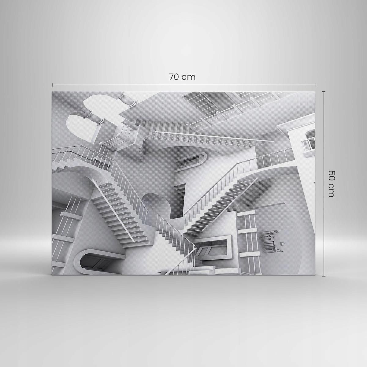 Obraz płótno nauka iluzja schody AA70x50-4277 - Opinie i atrakcyjne ...