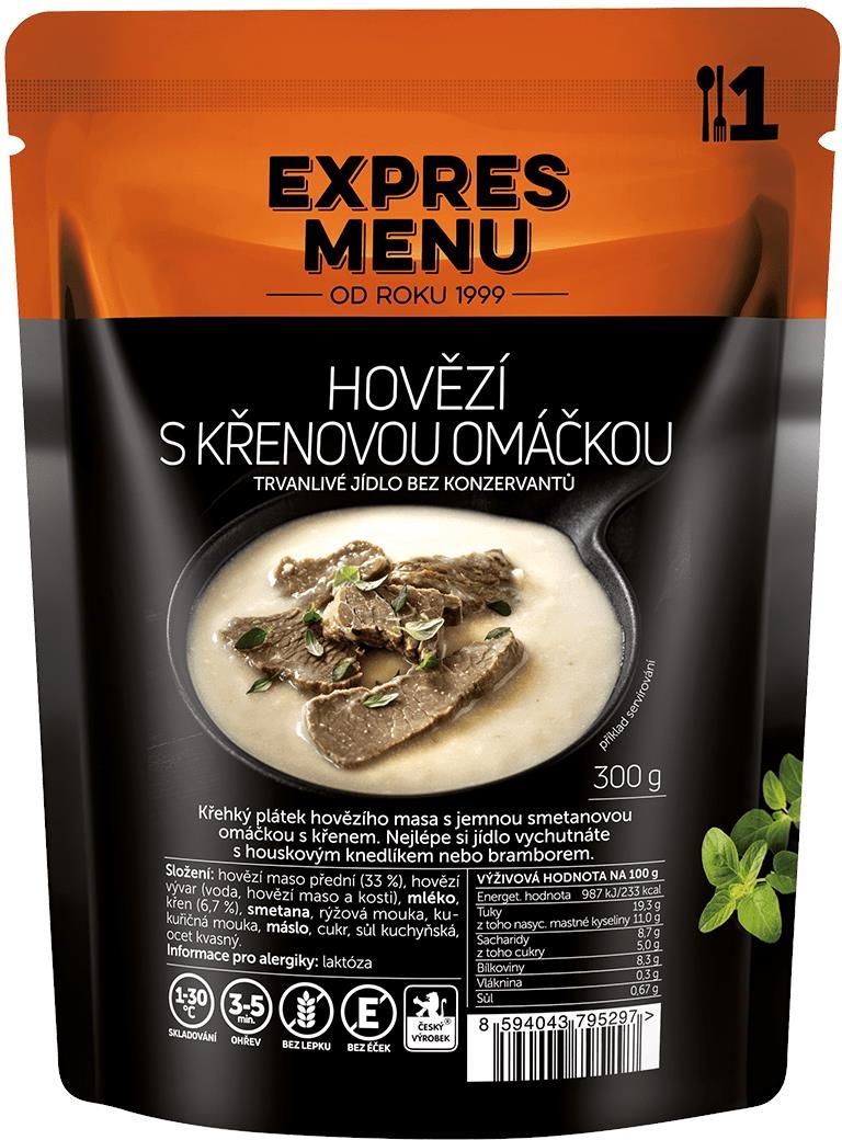 Expres Menu Wołowina W Sosie Chrzanowym 300g - Ceny i opinie - Ceneo.pl