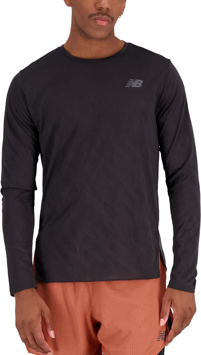 New Balance Q Speed Jacquard Long Sleeve Mt31282Bk Czarny - Ceny i ...