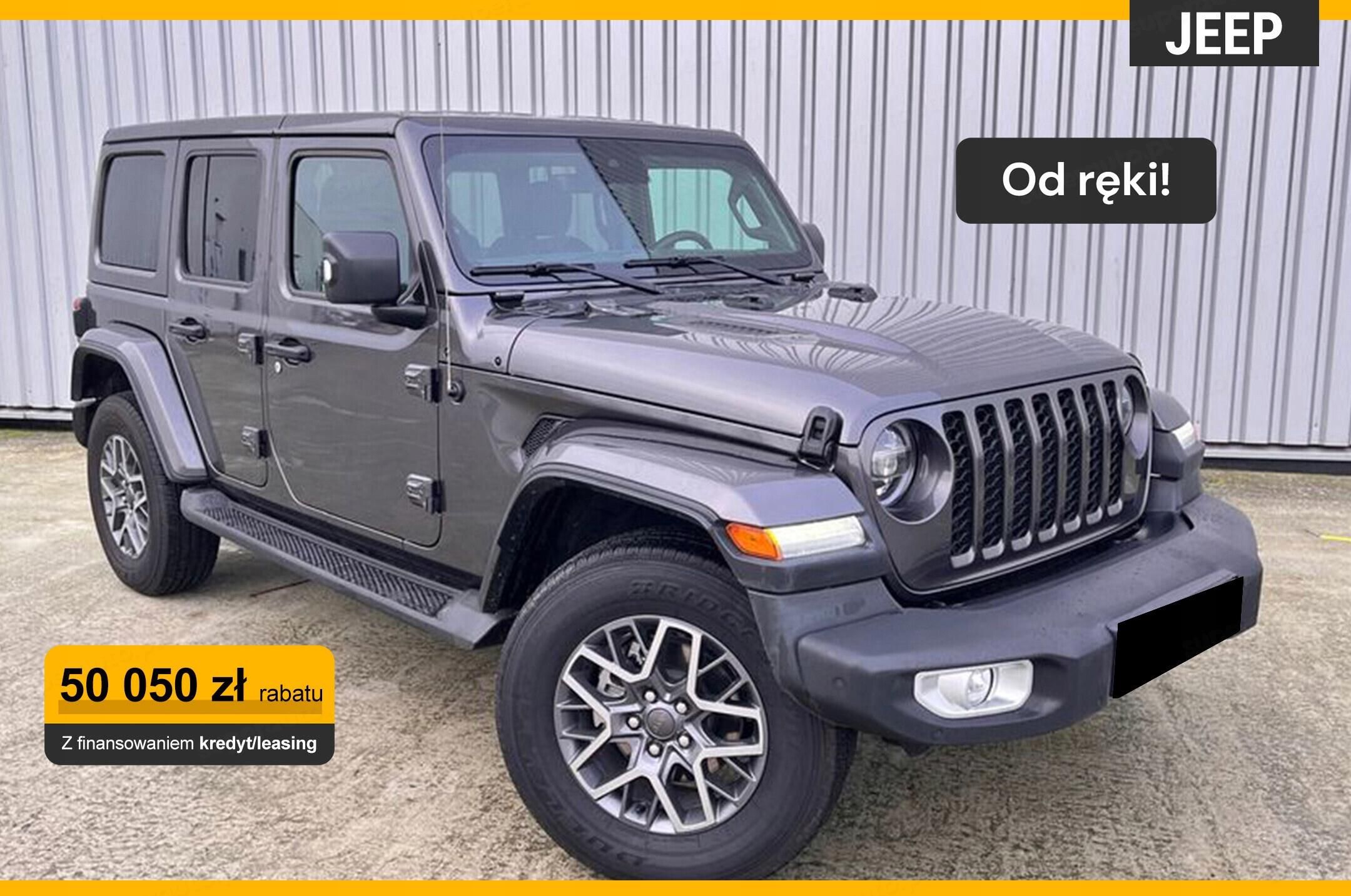 Od ręki - Jeep Wrangler 2.0 PHEV 380km Sahara - Opinie i ceny na Ceneo.pl