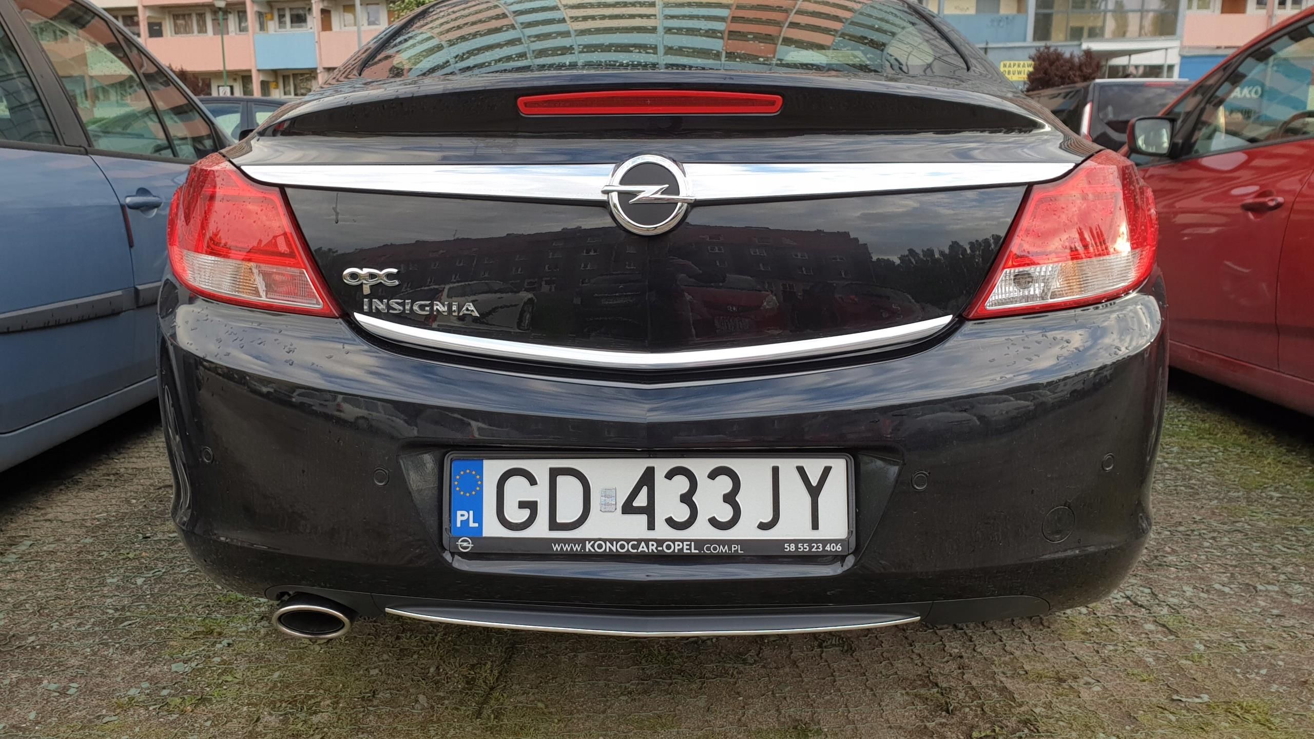 Listwa na zderzak Martig Opel Insignia Hb Listwa Chrom Na Klape Tuning ...