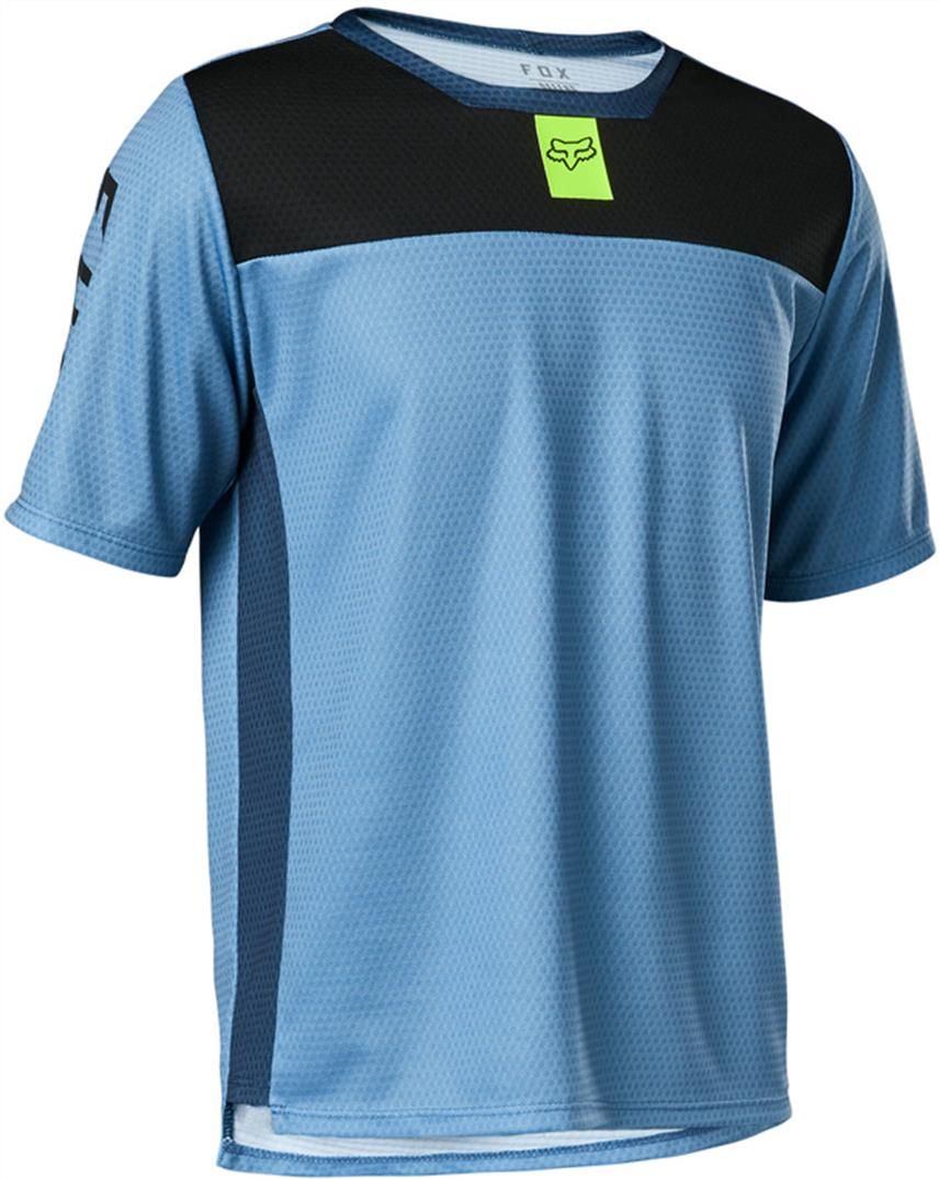 Fox Koszulka Rowerowa Dziecięca Defend Junior Niebieski - Ceny i opinie ...