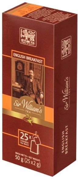 Herbata Sir William'S Czarna Williams Tea English Breakfast 25x2g ...