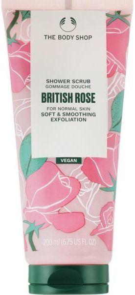 The Body Shop British Rose Shower Scrub Złuszczający Peeling Do Ciała ...