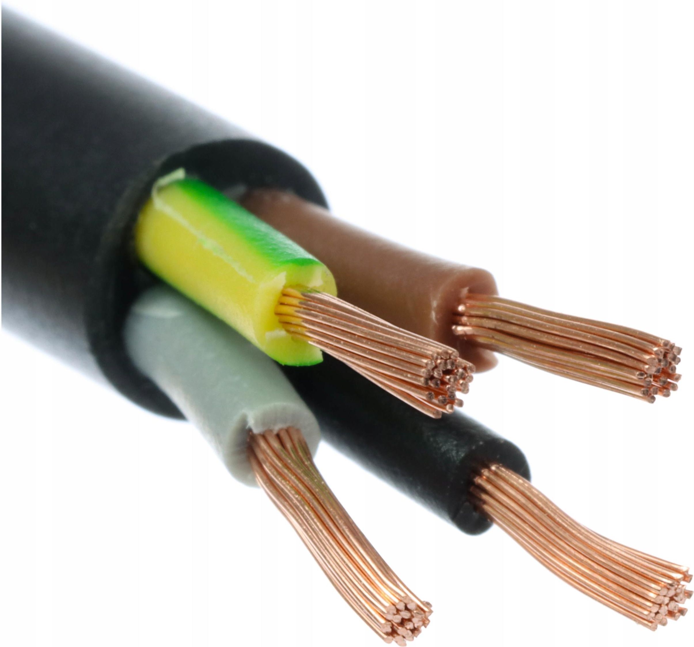 Digma Kabel Prądowy 4-Żyłowy Czarny Linka Owy 4X1,5 Owycz4X1550 ...