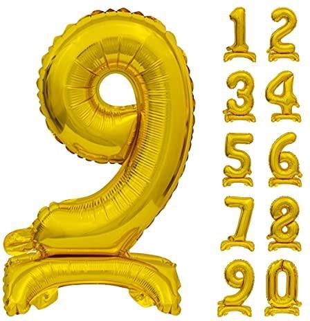 Balon Foliowy Bc Cyfra Stojąca 9 Złota 74cm - Ceny i opinie - Ceneo.pl