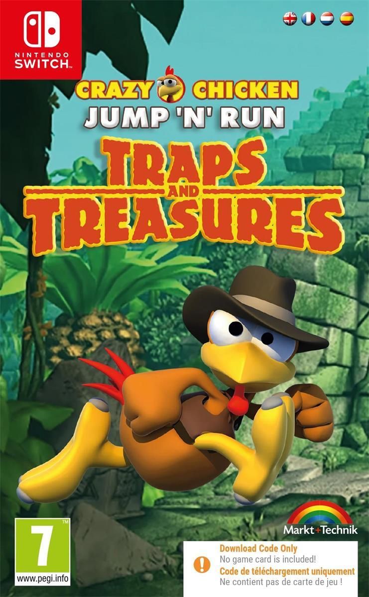 Gra Nintendo Switch Crazy Chicken Jump 'n' Run Traps and Treasures (Gra ...