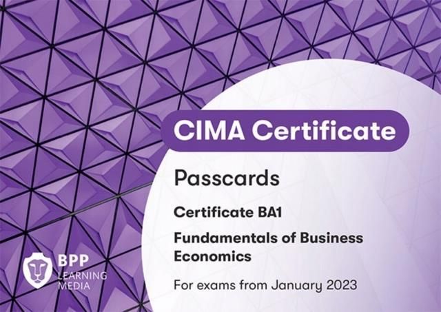 CIMA BA1 Fundamentals of Business Economics BPP Learning Media ...