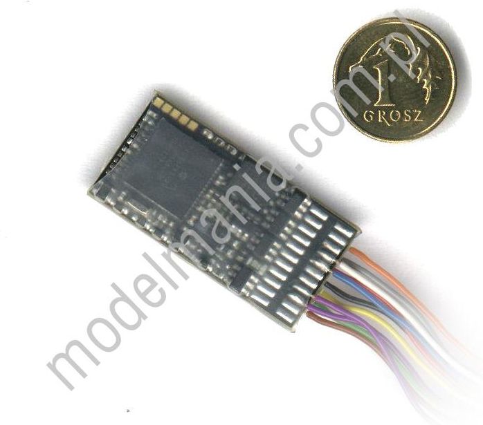 Dekoder jazdy i dźwięku MX645P22 (3W) DCC PluX 22-pin zimo MX645P22 ...