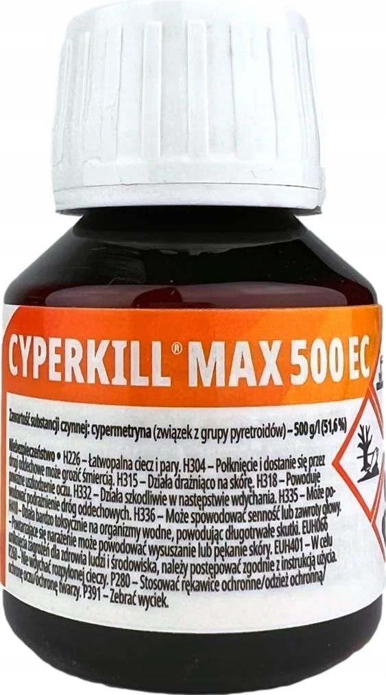 Cyperkill Max 500 Ec 50Ml Oprysk Owadobójczy - Ceny i opinie - Ceneo.pl